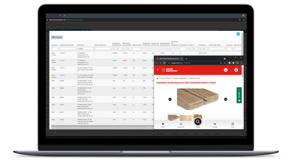 Inkoop | Bouwmakers software