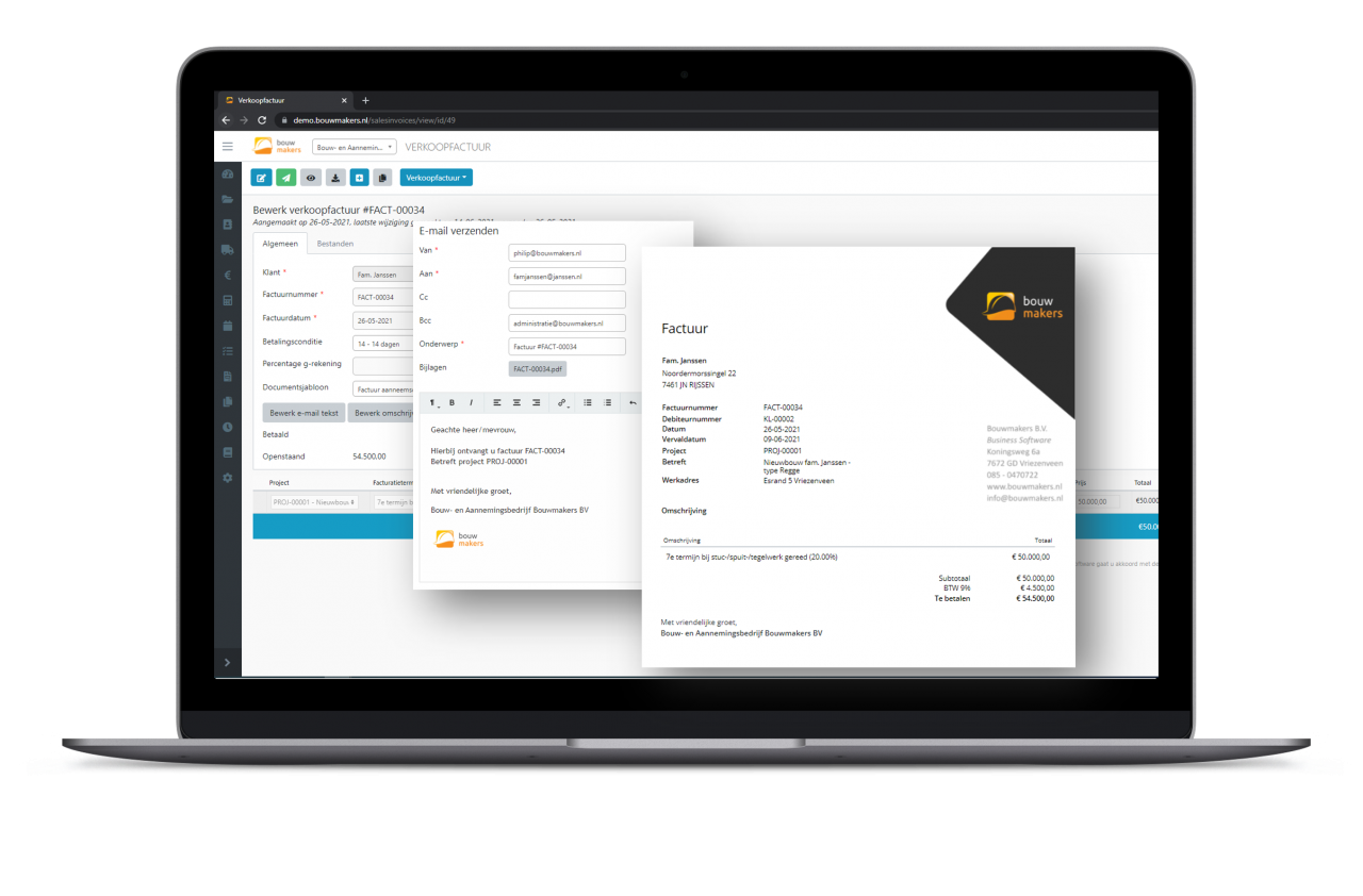 Verkoop | Bouwmakers software
